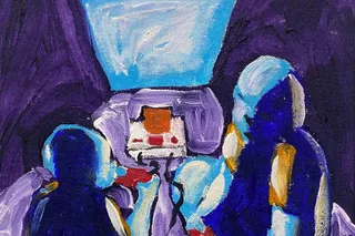 Jao Mapa - Blue Nintendo - drybrush Gallery - Philippine Art