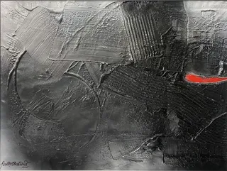 Rodolfo Samonte - Black/Red Series #31 - drybrush Gallery - Philippine Art