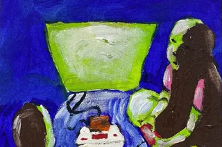 Jao Mapa - Green Nintendo - drybrush Gallery - Philippine Art