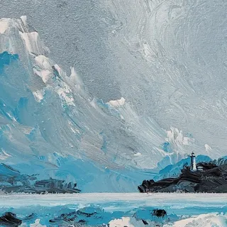 Nelson Castillo - Lighthouse Series #4 - drybrush Gallery - Philippine Art