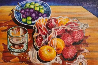 Macario "Jun" Roco - agua - drybrush Gallery - Philippine Art