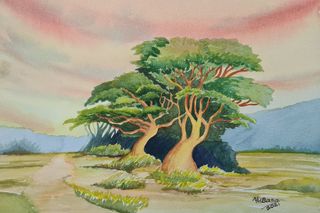 Nelson Basa | Misty Sky 2021 | Available - drybrush Philippine Art Gallery