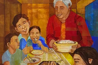 Anne Labesores - Salo Salo - drybrush Gallery - Philippine Art