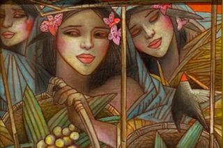 Tam Austria | 3 Marias 2022 | Sold - drybrush Philippine Art Gallery