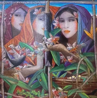 Tam Austria - 3 Marias - drybrush Gallery - Philippine Art