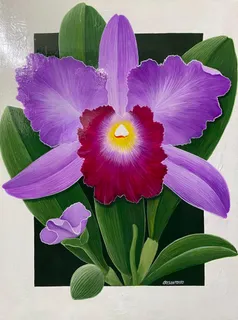 Crisanto Antonio - Orchids - drybrush Gallery - Philippine Art