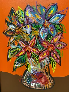 Doy Kastilyo - Flores Filipinas - drybrush Gallery - Philippine Art