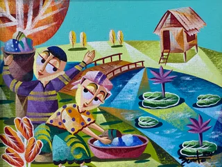 Jovan Benito - Labada - drybrush Gallery - Philippine Art