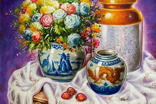 Macario "Jun" Roco | Still Life 2020 | Available - drybrush Philippine Art Gallery