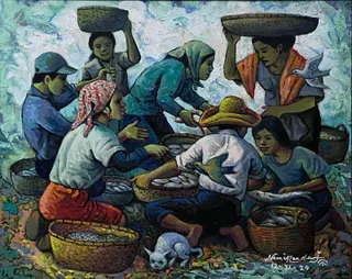 Nemiranda - Talipapa - drybrush Gallery - Philippine Art