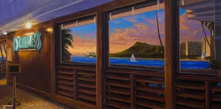 Juno Galang - Sunset View at Duke’s - drybrush Gallery - Philippine Art