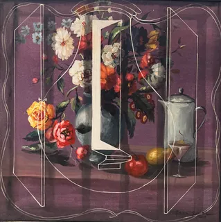 Rene Robles - Composition II - drybrush Gallery - Philippine Art