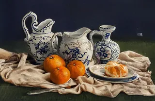 Emmanuel Silva - Porcelains and Tangerines - drybrush Gallery ...