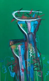 Doy Kastilyo - Ako at si Kristo - drybrush Gallery - Philippine Art