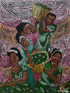 Michael Villareal - Bagsakin - drybrush Gallery - Philippine Art