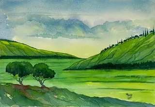 Nelson Basa - Verdant Majesty - drybrush Gallery - Philippine Art