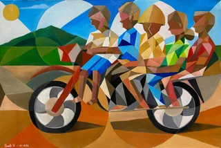 Fenderockz G. Suganob - Habal Habal - drybrush Gallery - Philippine Art