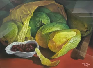 Jomar Richa - Abuhan (Dirty Kitchen) - drybrush Gallery - Philippine Art