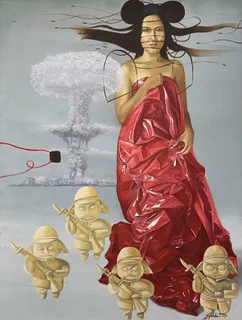 Jerry Morada - The Entertainer - drybrush Gallery - Philippine Art