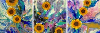 Shine Vitto - When Love Brightens Up My Day Series (Triptych ...