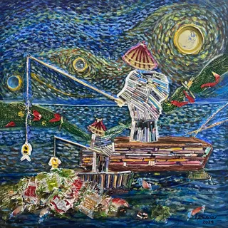 Esther Garcia - Mangingisda - drybrush Gallery - Philippine Art