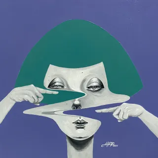 Mai Pimentel De Dios - Vivid Distortion 7 - drybrush Gallery - Philippine Art